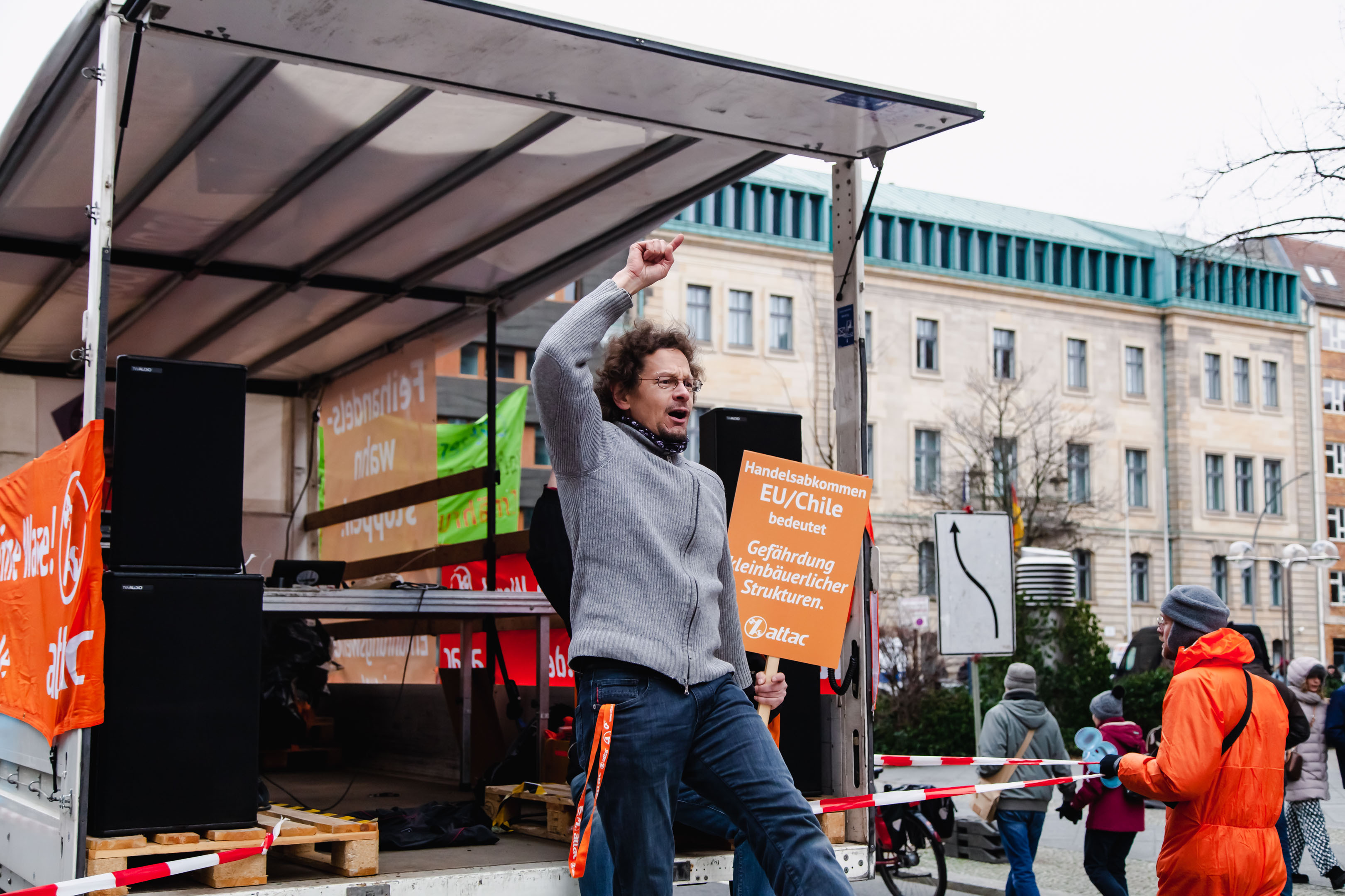 Wir haben es satt Demo 2023 - Attac Deutschland - www.attac.de